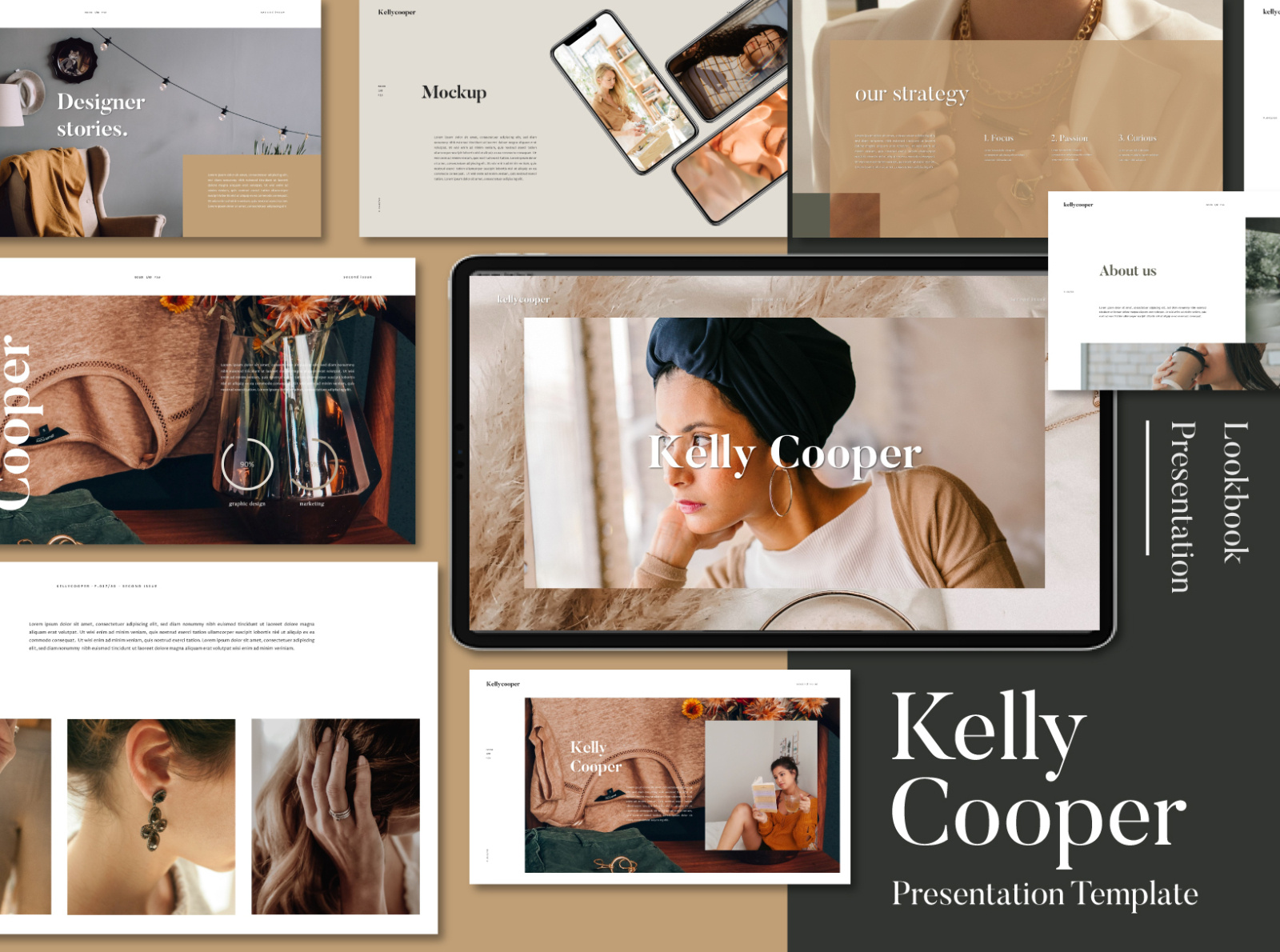 Kelly Cooper Lookbook Presentation Template by Creativelab Studio on Dribbble