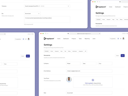 Settings UI Design by Abiola Aduragbemi on Dribbble