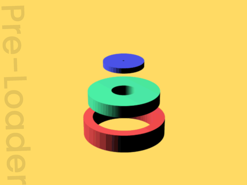 Pre Loader - 3D by Sudesh on Dribbble