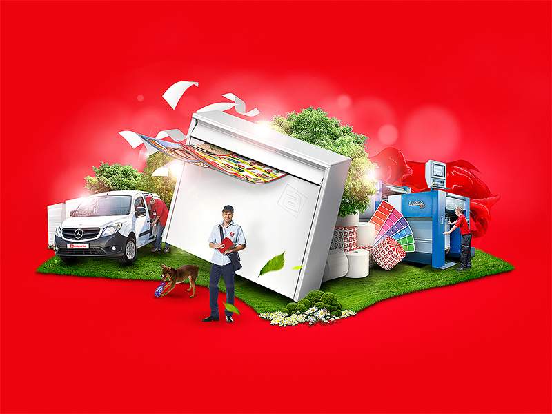 Distribution of leaflets by Miloslav Řehoř on Dribbble