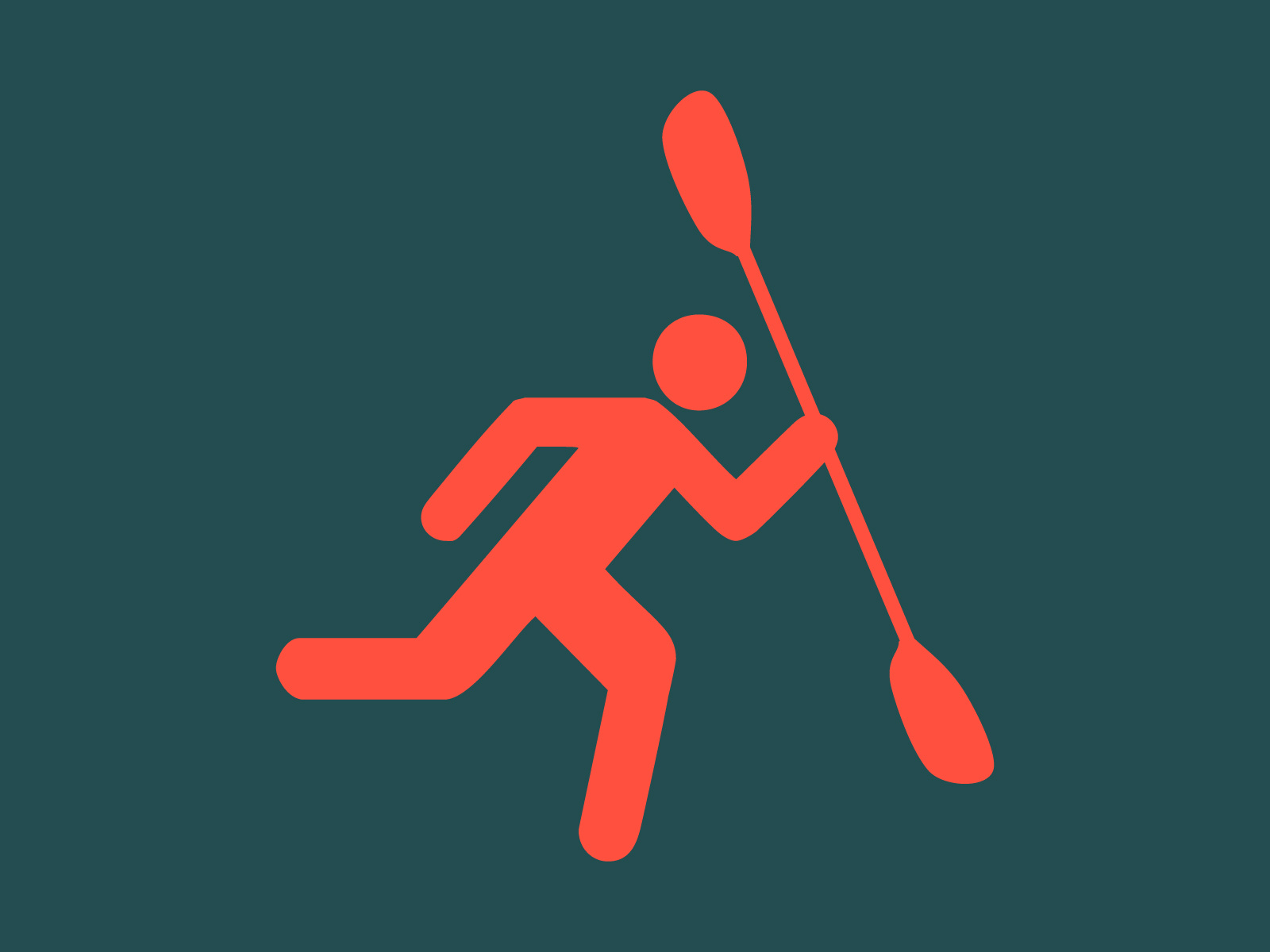 The River Runner Logomark by Dan Cash on Dribbble