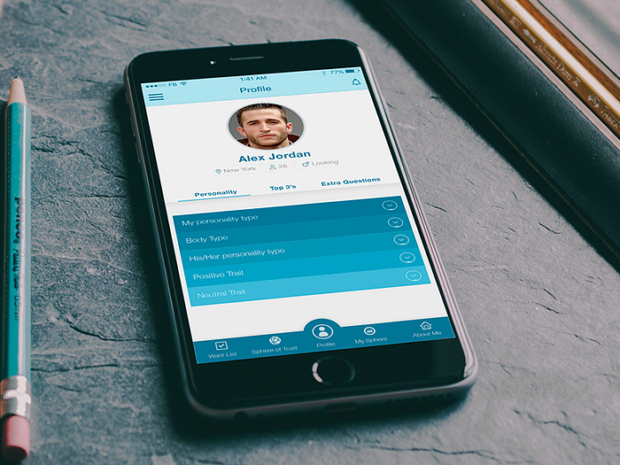 Profile Screen designs, themes, templates and downloadable graphic ...