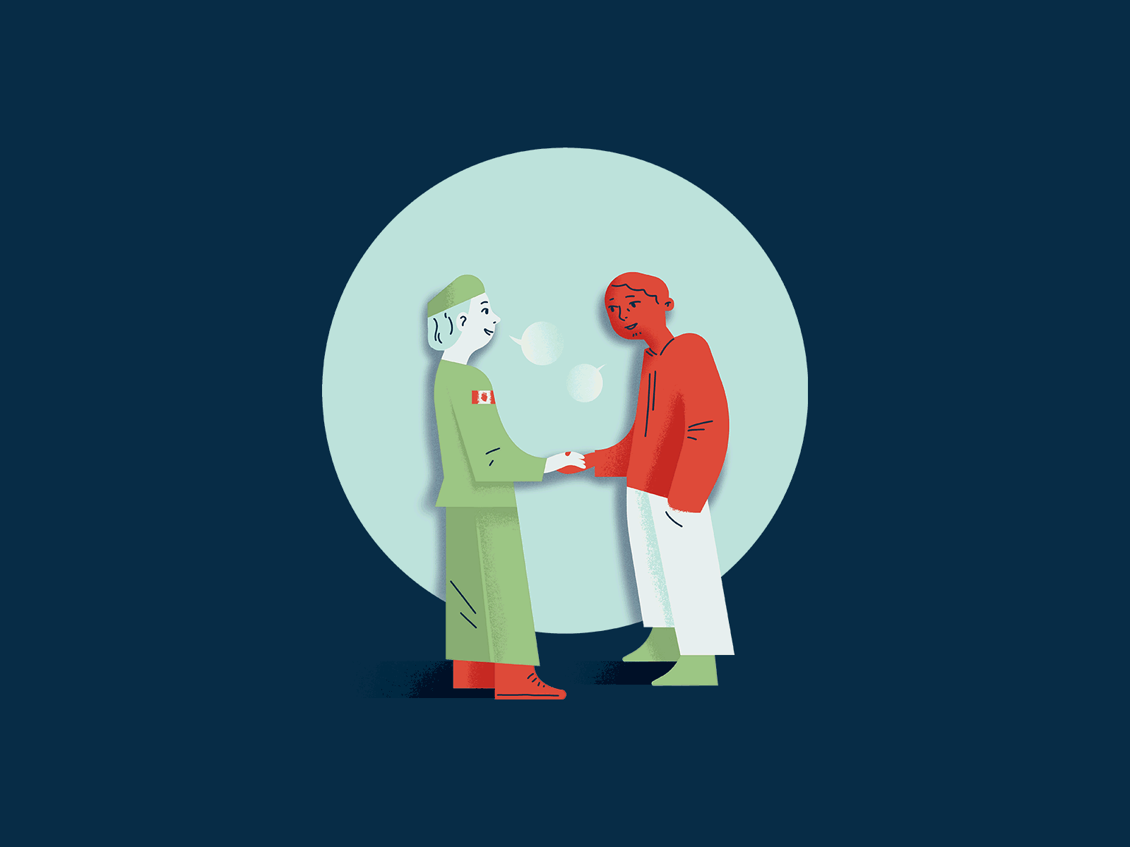 Soldiers Helping Soldiers by Katrin Emery on Dribbble
