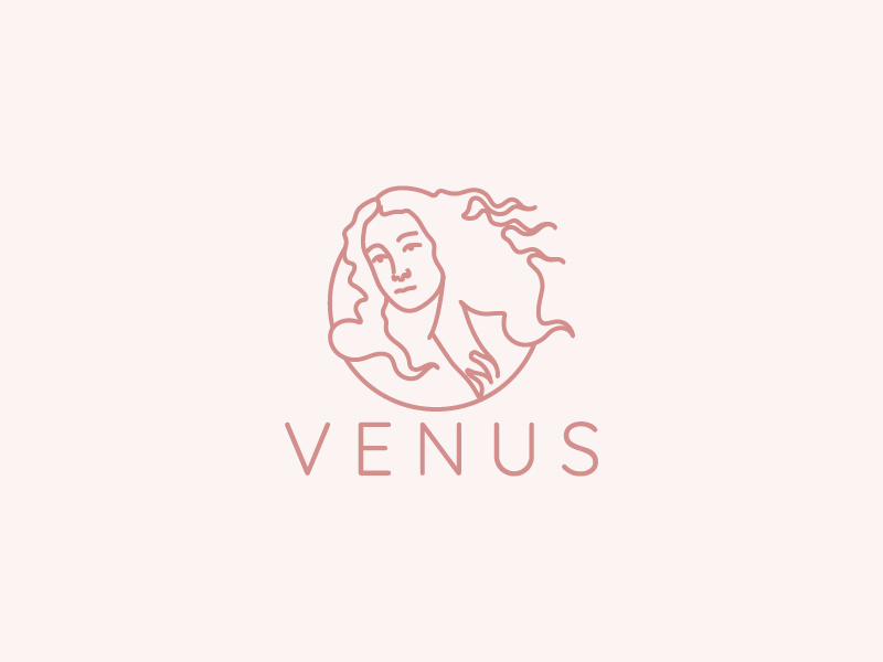 Venus Logo by Adriana Caycedo on Dribbble