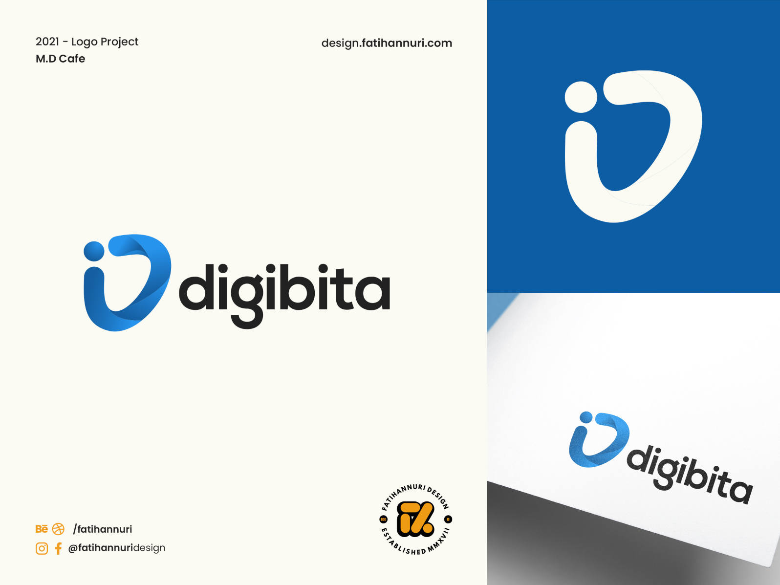 digibita Logo Project by Fatihannuri Design Studio on Dribbble