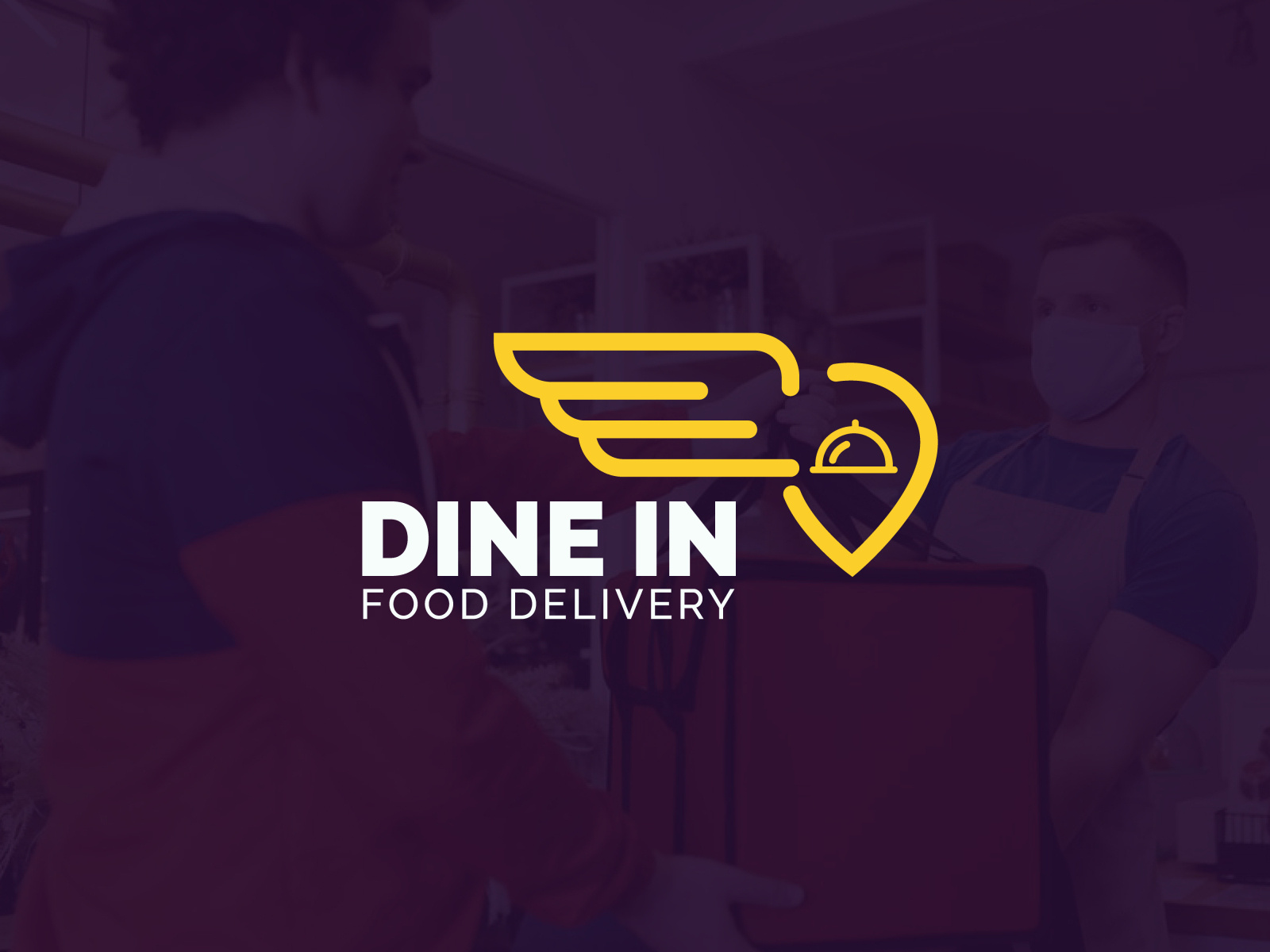 Dine in Food Delivery logo design by Umar Ashraf on Dribbble