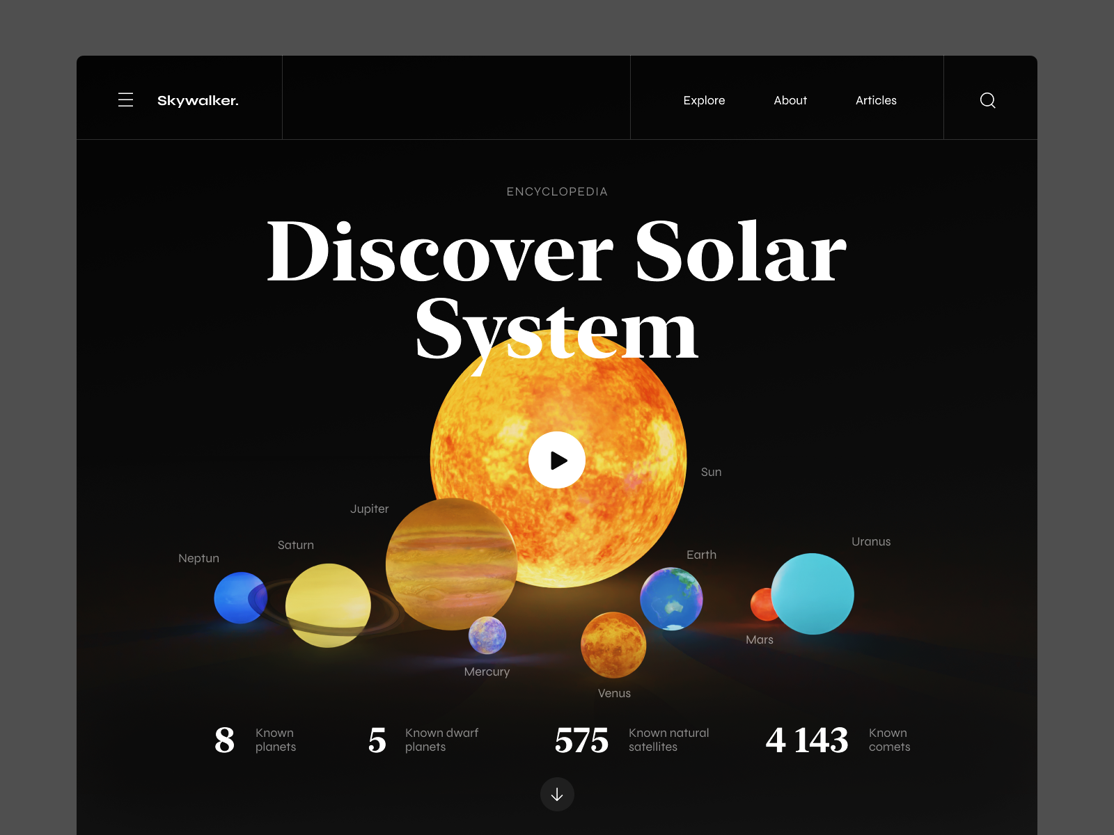 Discover solar system by Max ⚡️ Osichka on Dribbble