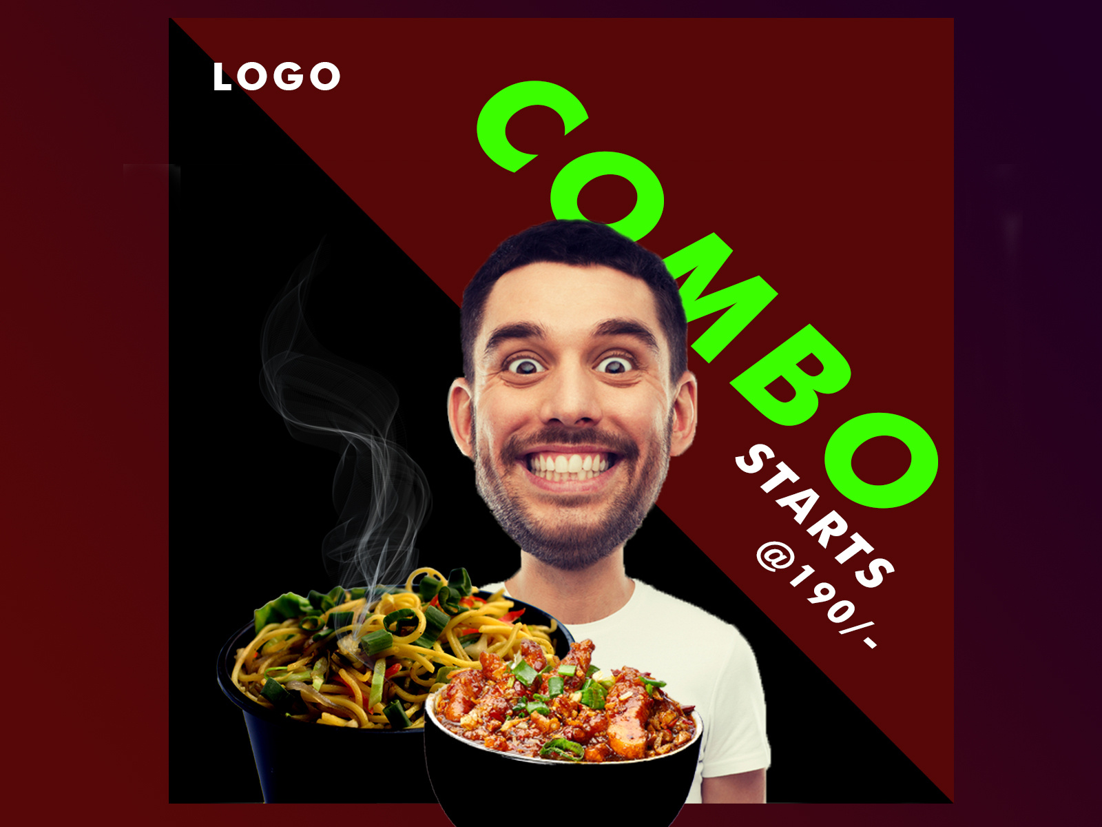 food banner by Sambit Saurav Panda on Dribbble