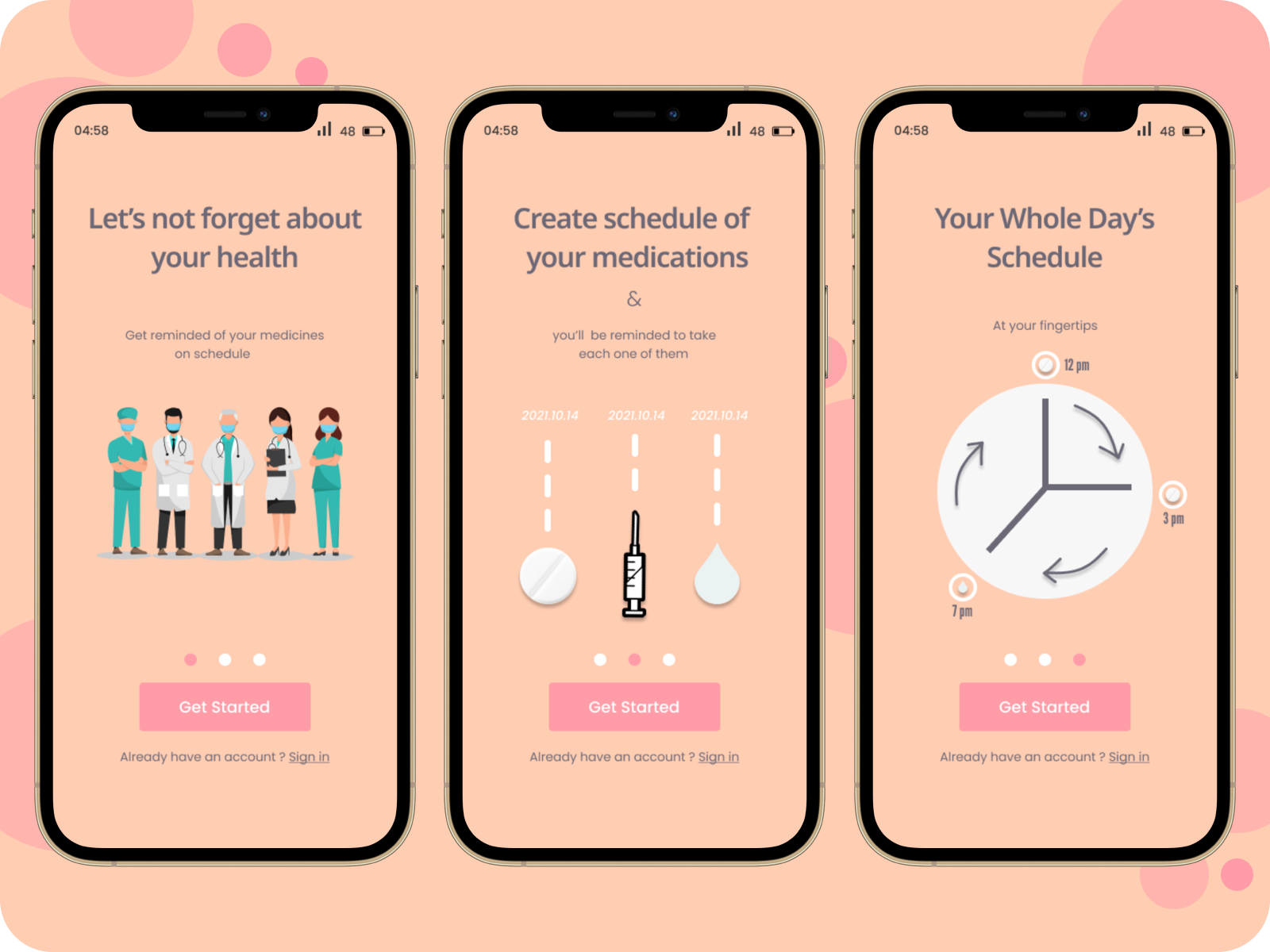 Medicine Reminder app (Startup Screen) by Sahil on Dribbble