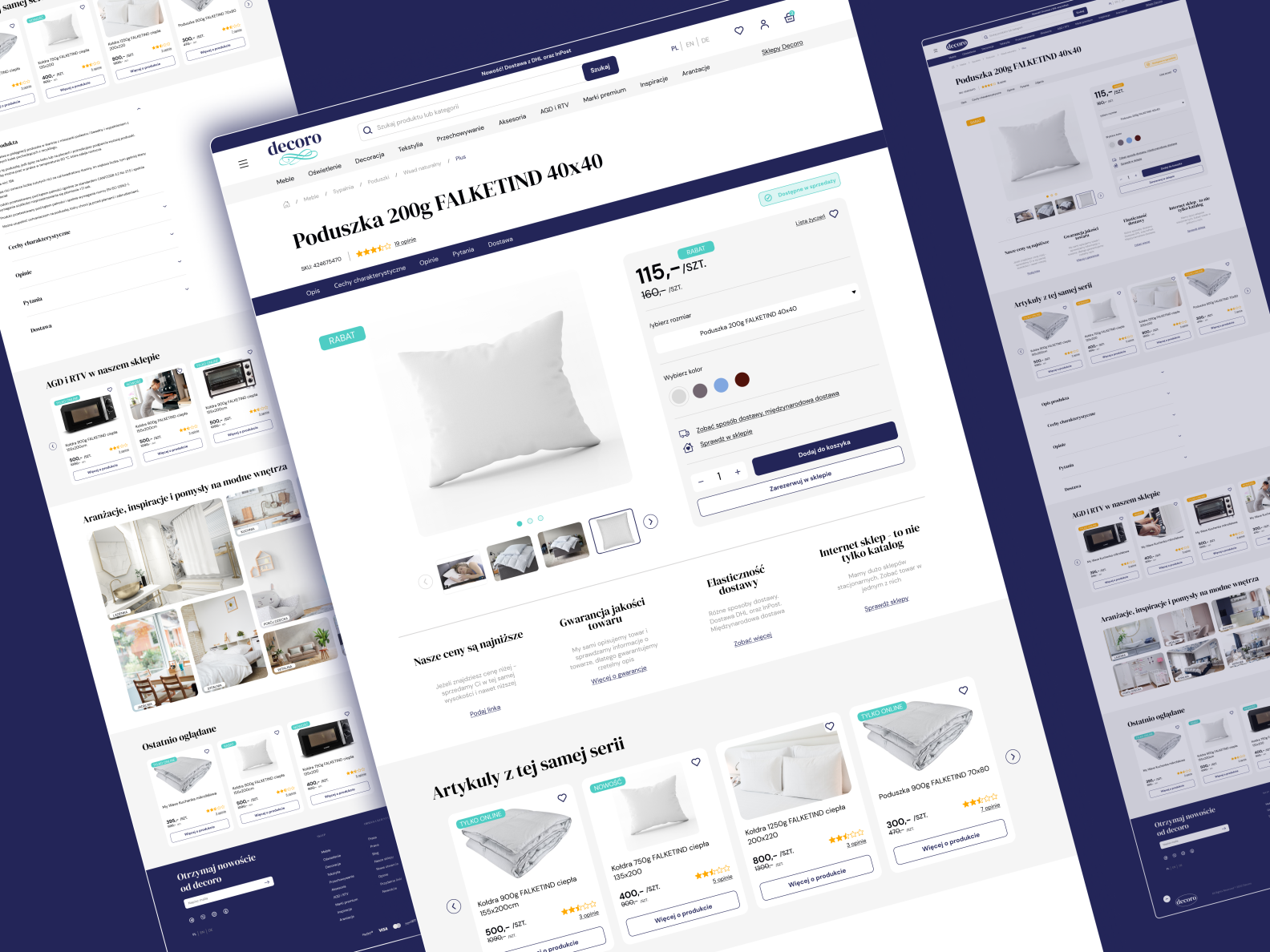 Decoro - Product card - E-commerce - UX UI Design by Anastasiya ...
