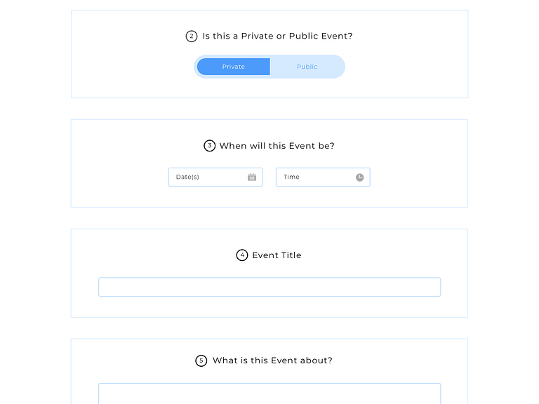 Create Event Pages by Olga for Noomo Agency on Dribbble