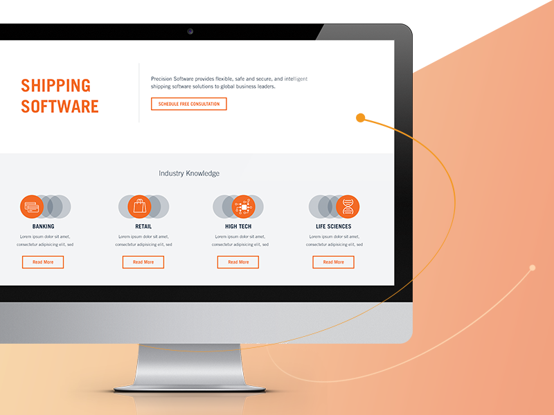 Website UI by Ivona Petrovic on Dribbble