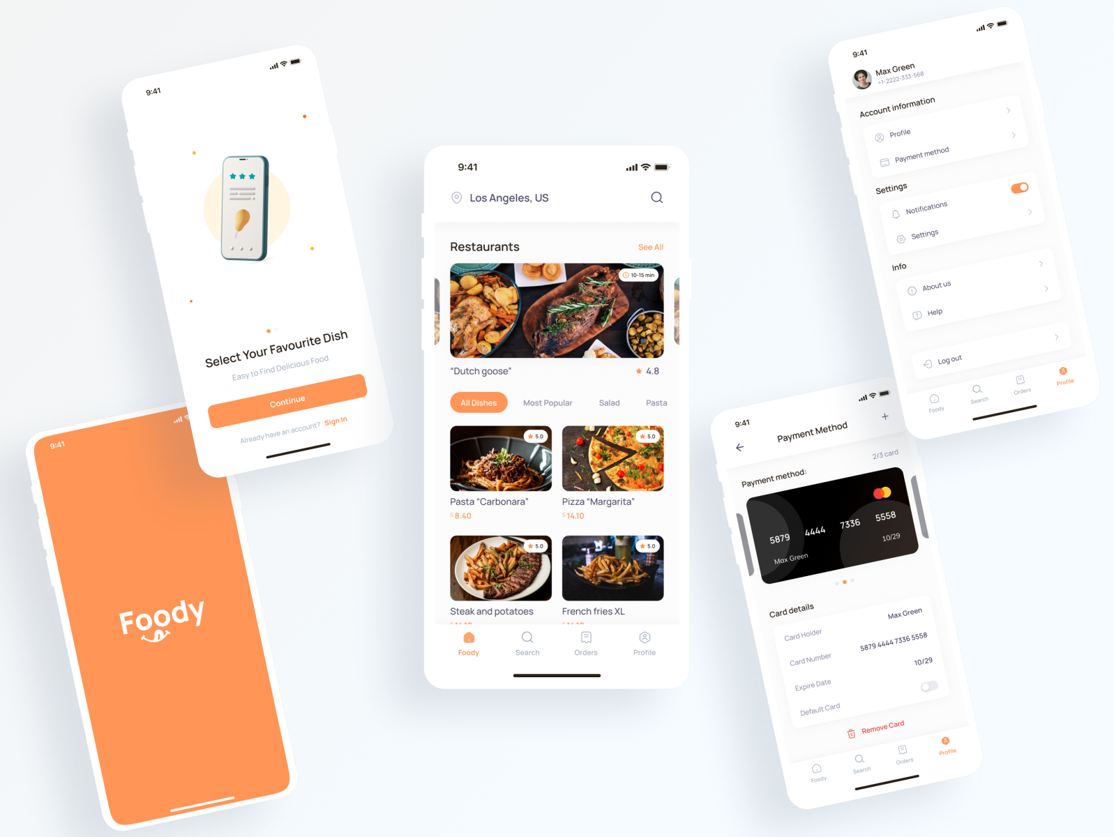 Foody | Food Delivery Mobile App by Ihor Masalitin on Dribbble