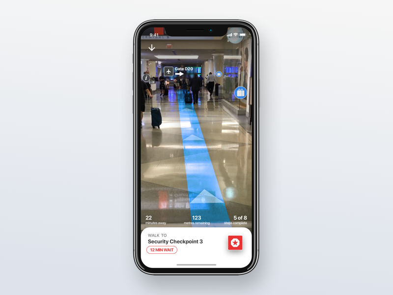 AR Indoor Navigation by Sam Atmore (Kiwi Sam) on Dribbble