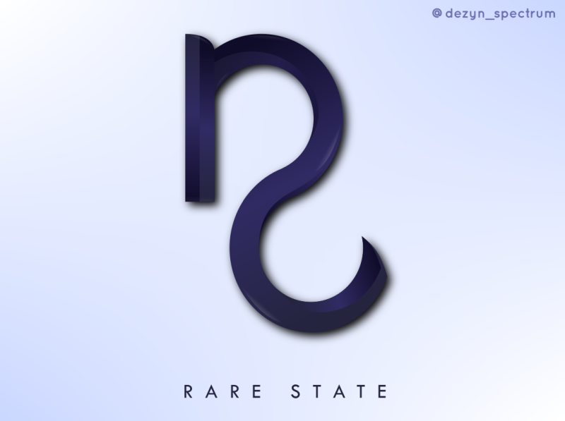 Rare State | Clothing Brand Logo by Dezyn Spectrum on Dribbble
