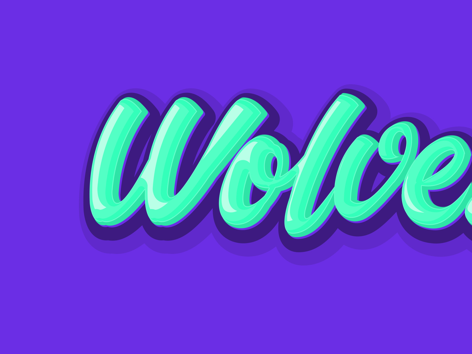 typography logo by Salman Aslam on Dribbble