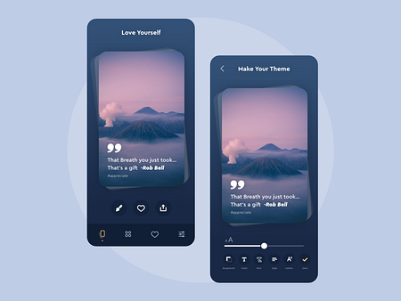 Browse thousands of Quote UI images for design inspiration | Dribbble