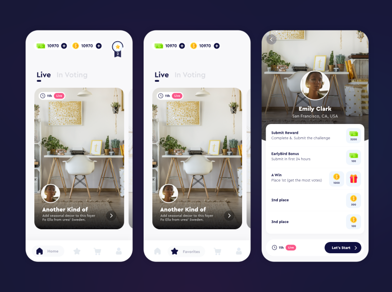 Decoration Apps Screens #1 by Mehmet Arısu on Dribbble