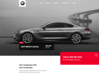 BMW car dealer website by Rostislav on Dribbble