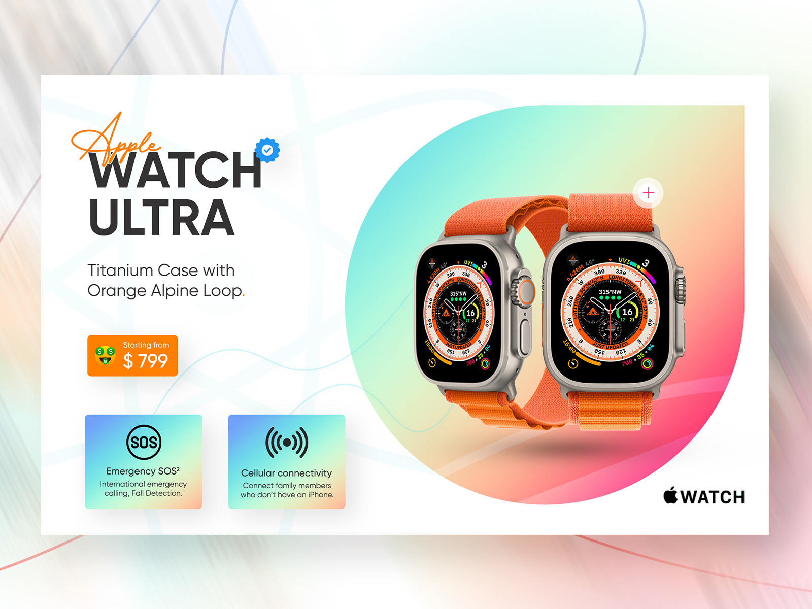 Smartwatch Web Banner | Ads Banner | Website Header by Salman Mahadi on ...