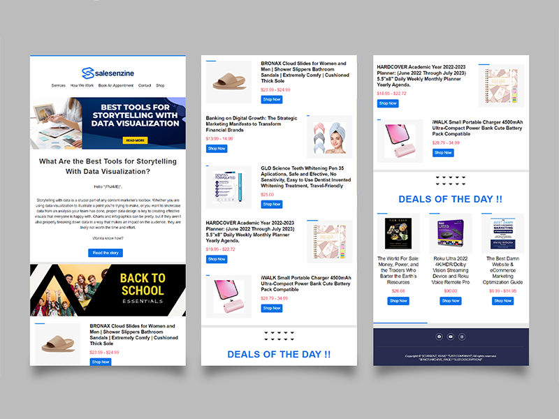 Back to School Email Template for mailchimp by Merajul Tusher on Dribbble