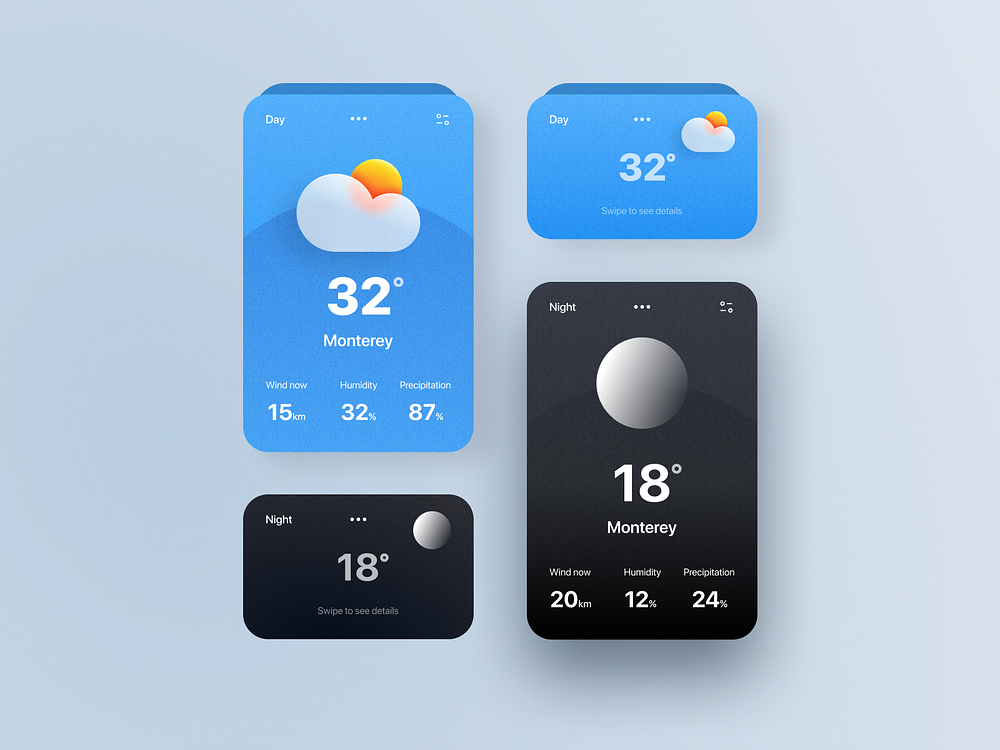 Weather Widget designs, themes, templates and downloadable graphic ...