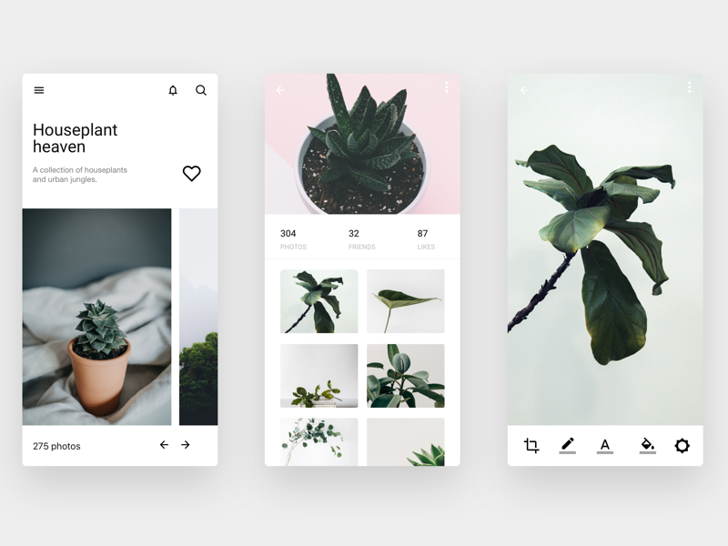 Minimalism App by Yuliia Mei on Dribbble