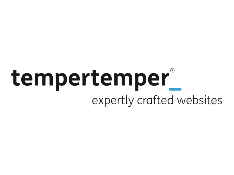 New tempertemper logo (with strapline) by Martin Underhill on Dribbble