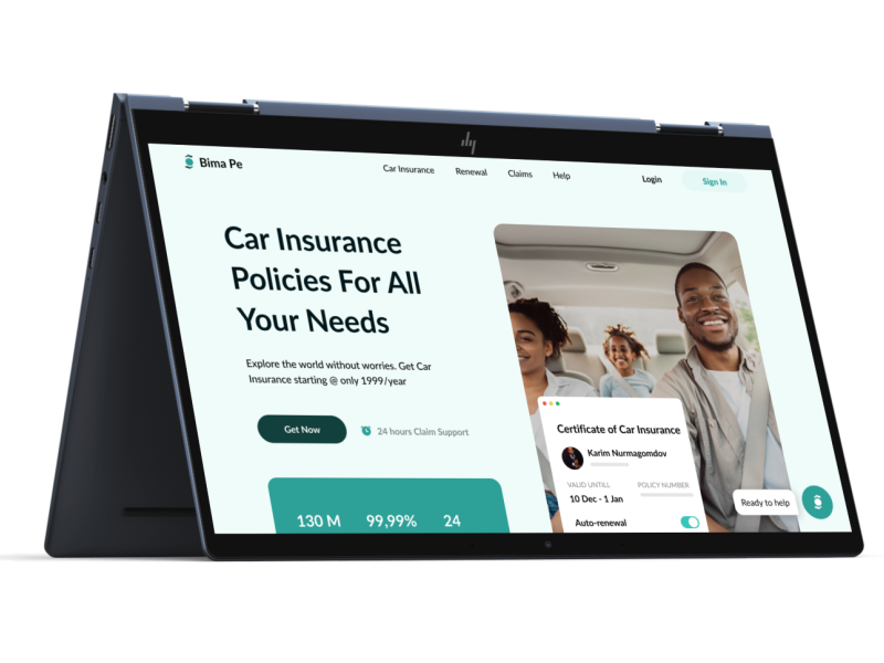 Insurance Website by Ganesh on Dribbble