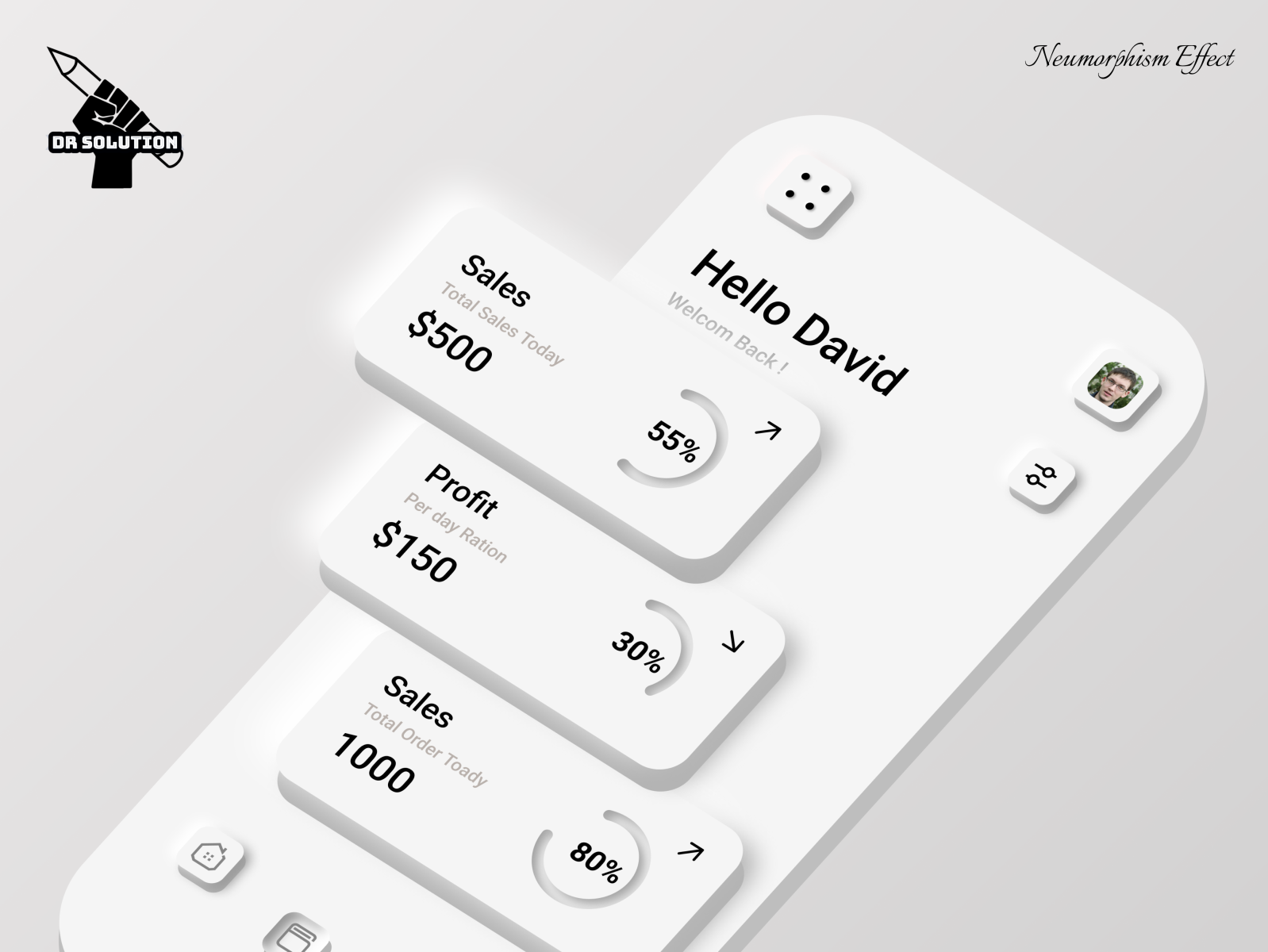 Neomorphism Effects by Arpit Savani on Dribbble