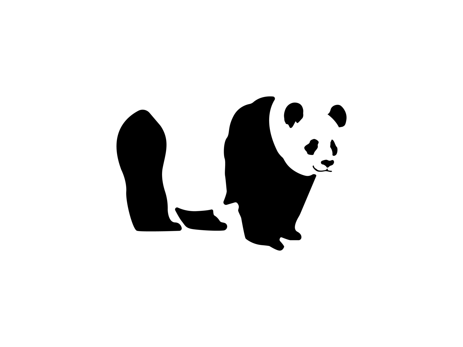 Panda by Ella Mathias on Dribbble
