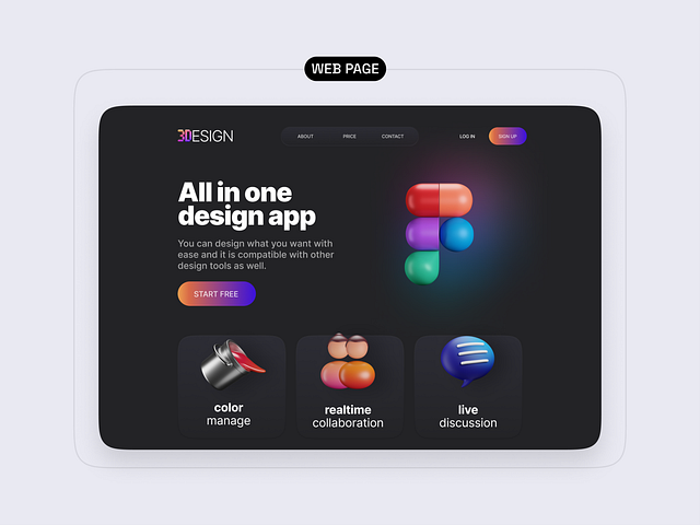 3dicons - open-source 3D icon library by vijay verma on Dribbble