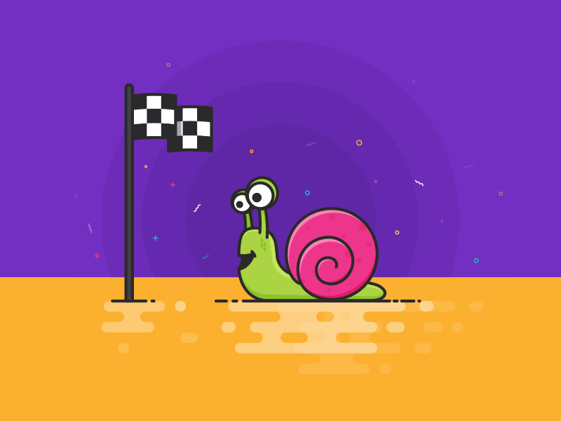 The Snail by vijay verma on Dribbble
