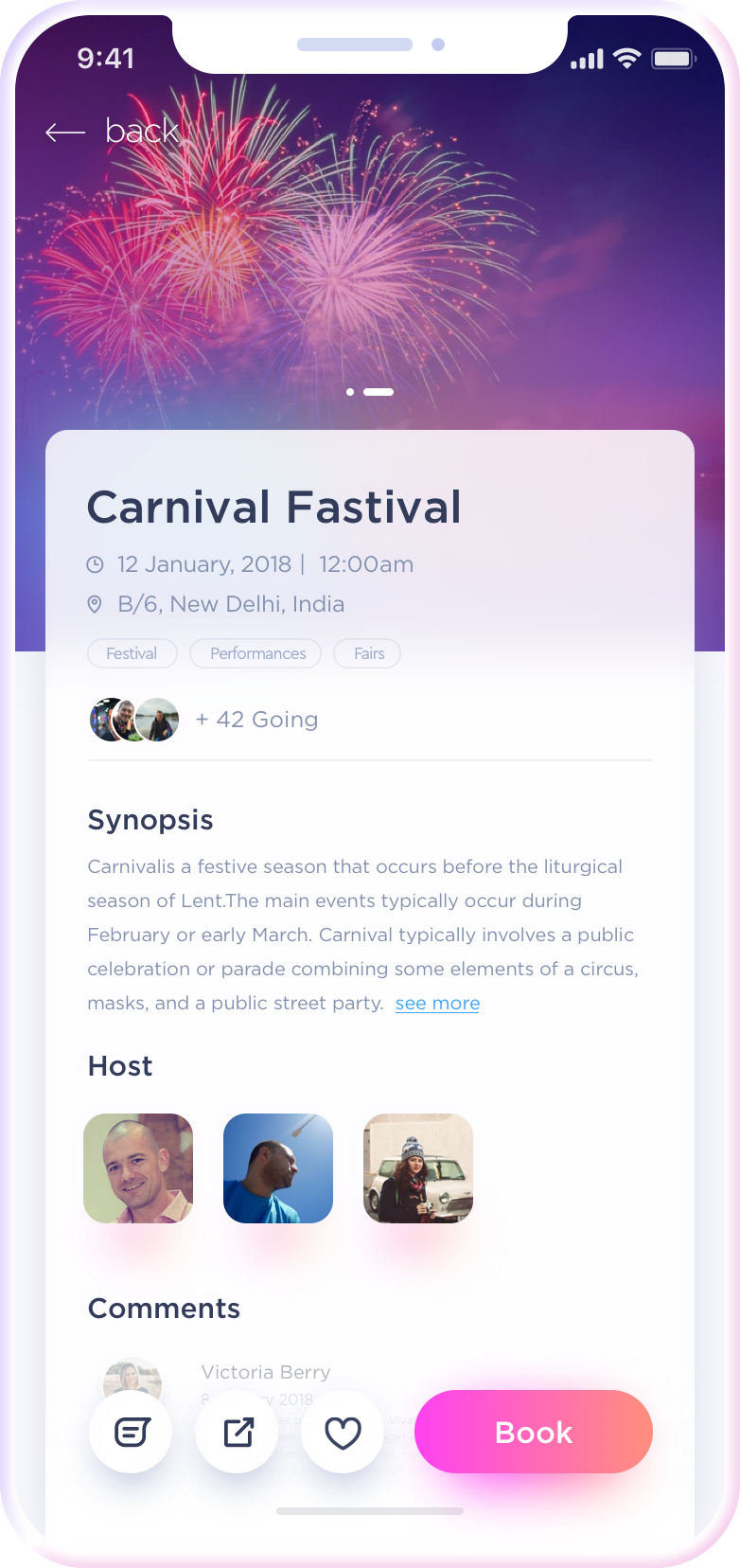 Dribbble Event details png By Vijay Verma