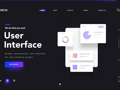 Veca - Landing Page by vijay verma on Dribbble