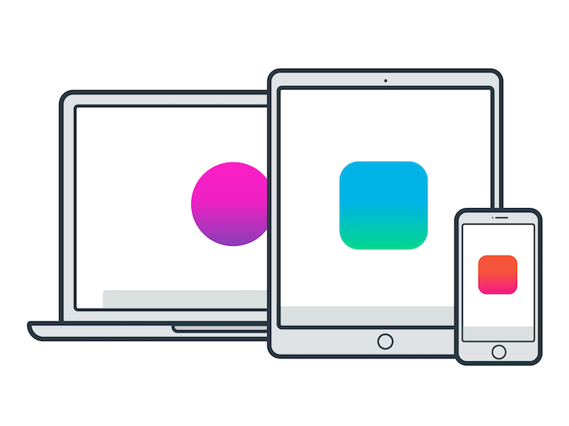 sprystack: device icons by Daniel Myer on Dribbble