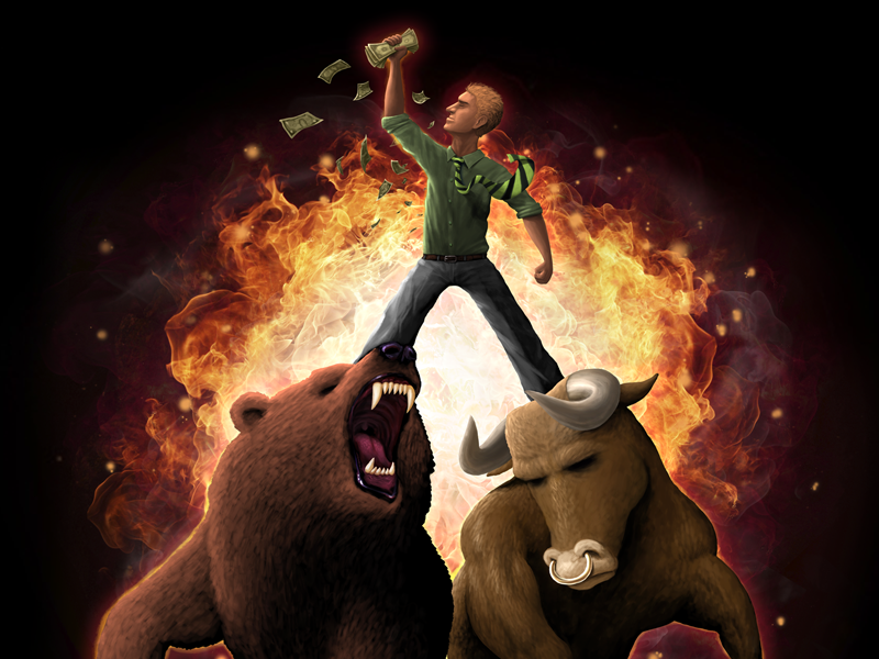 Epic Bull & Bear by Steve Reed on Dribbble