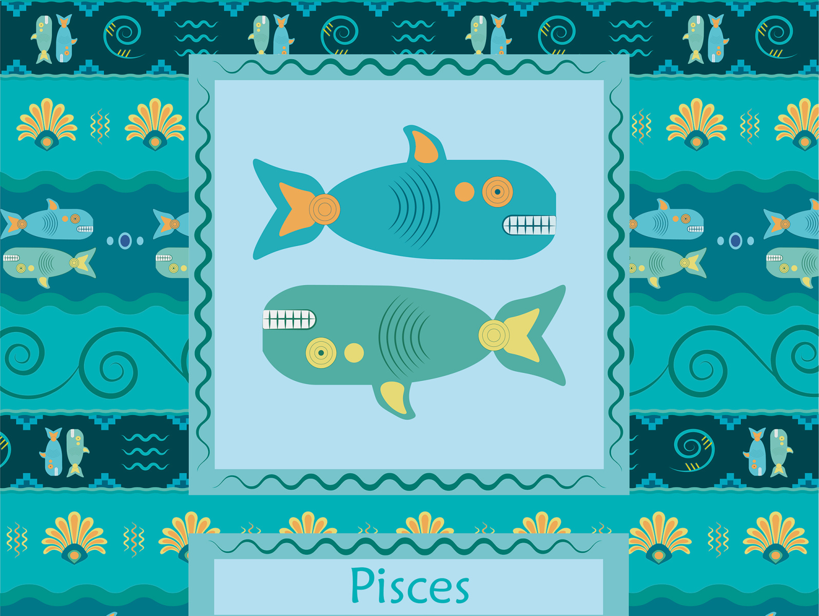 pisces_frame by Ekaterina on Dribbble
