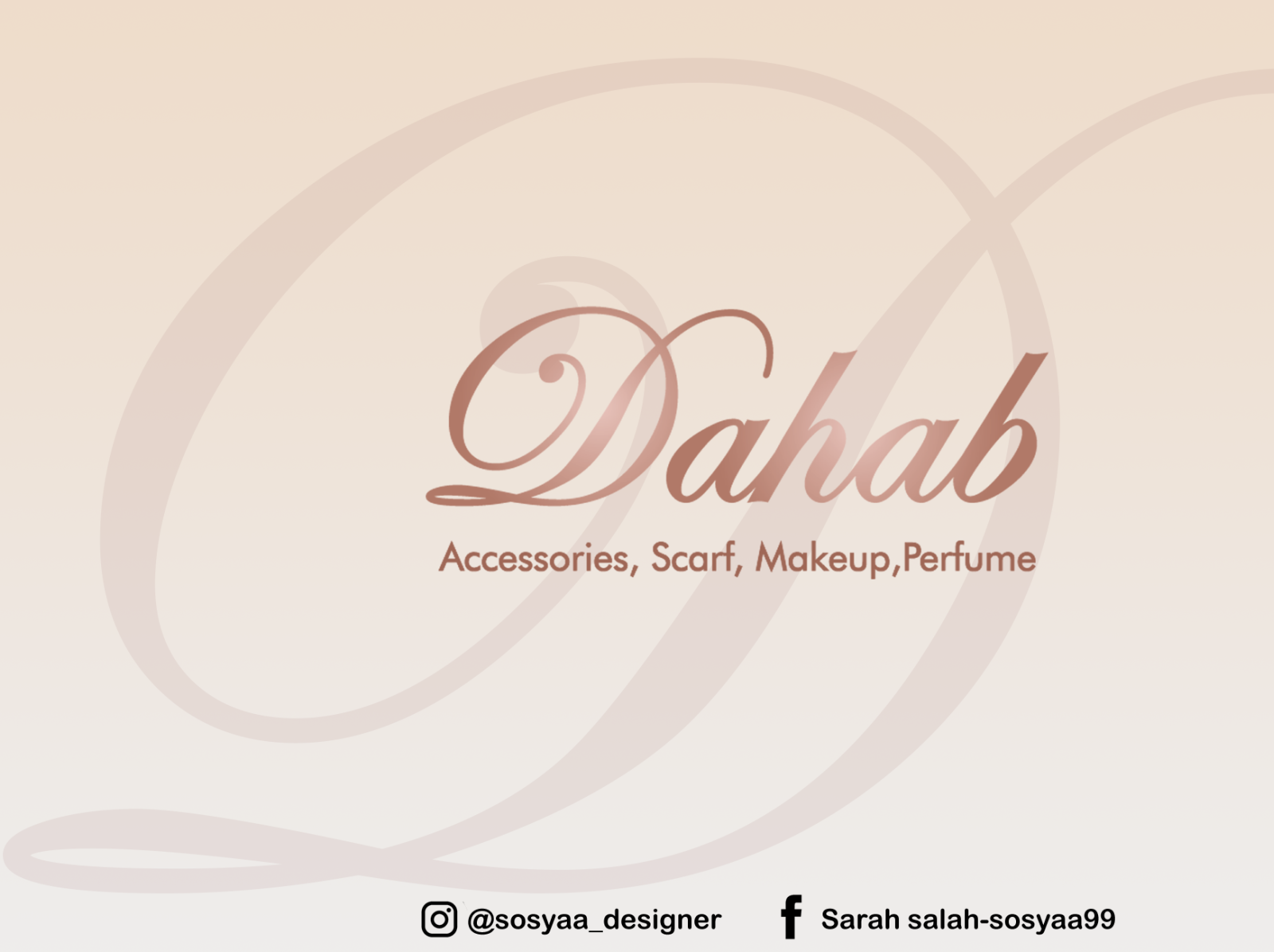Logo Design "Dahab" by sarah Kholaif on Dribbble