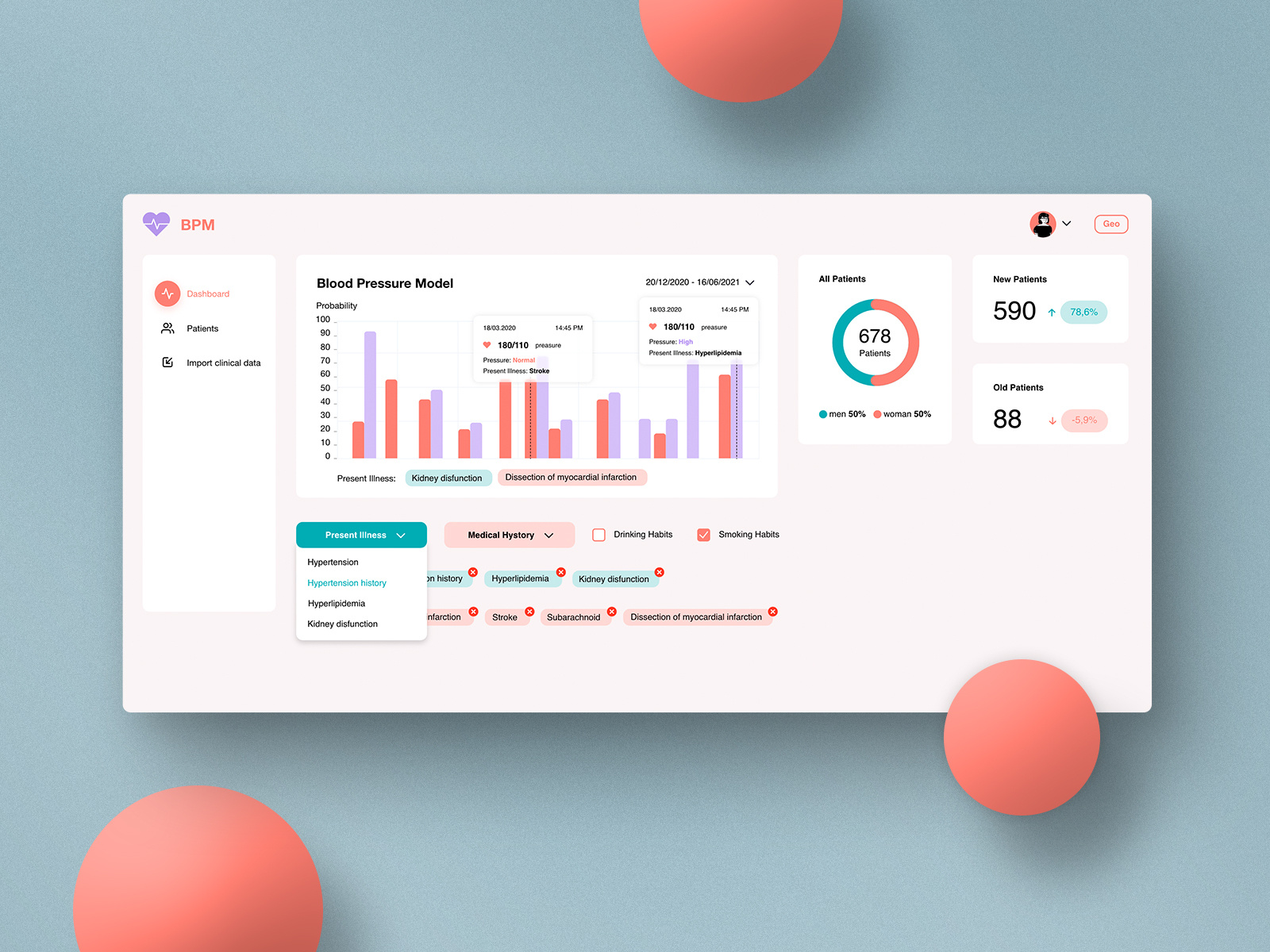 BMP UI/UX design by Nino Bosikashvili on Dribbble