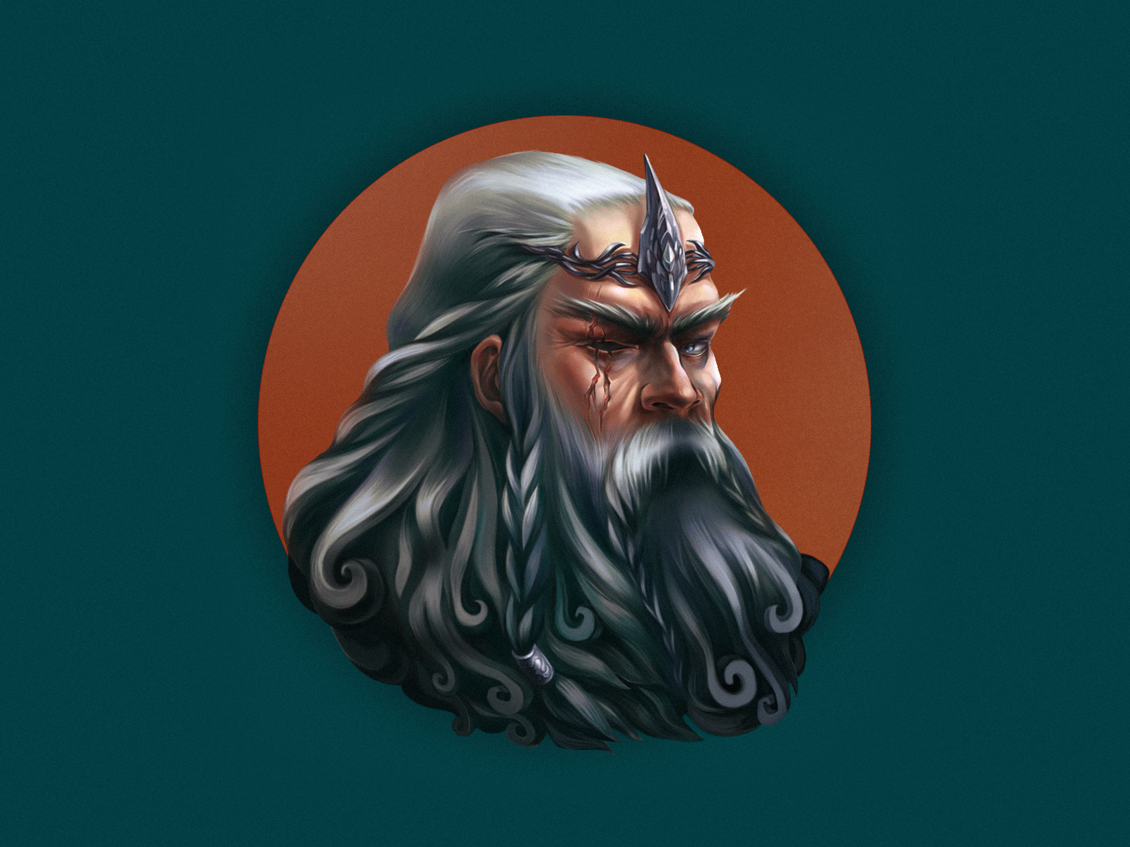 Odin by Nino Bosikashvili on Dribbble