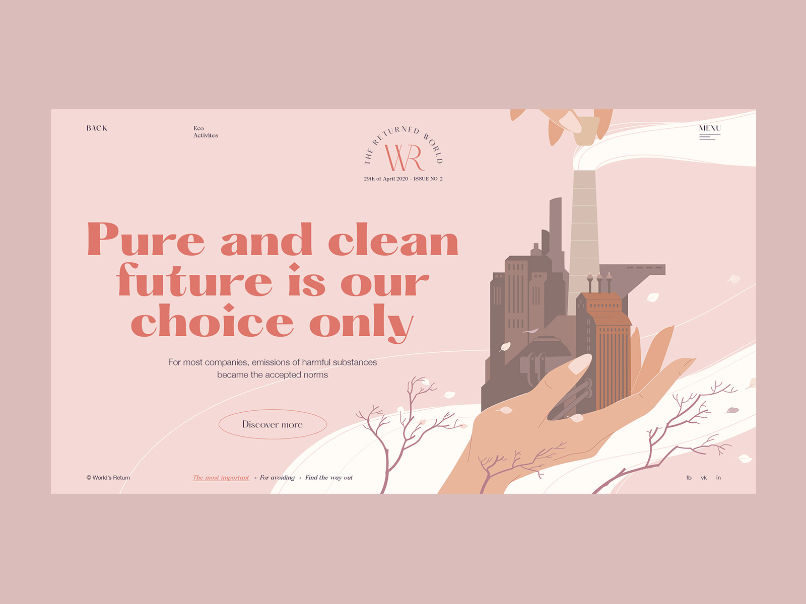 Clean future by George Rostomov on Dribbble