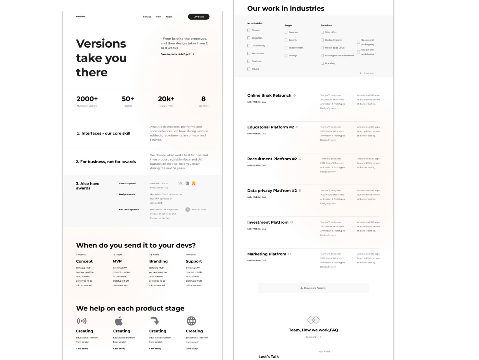 ui/ux designer by Ahsan Habib on Dribbble