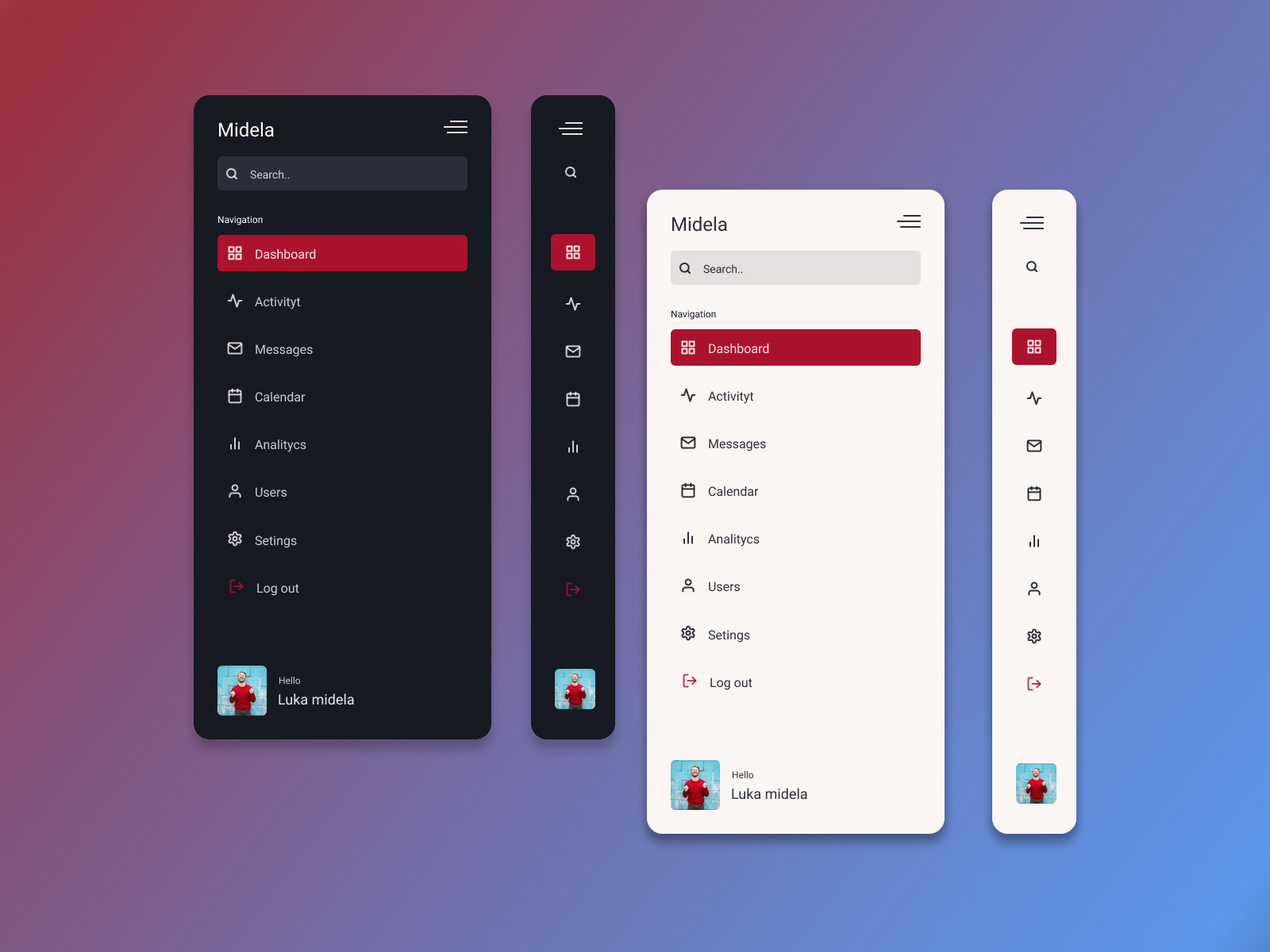 sliderbar by Luka Midelauri on Dribbble