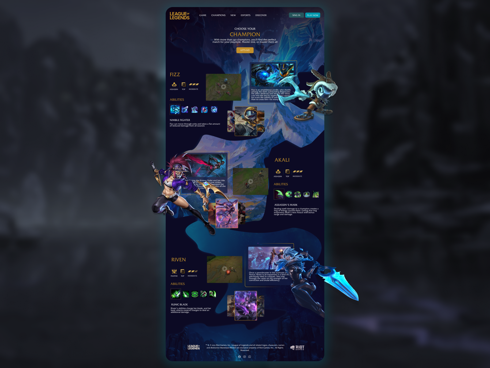 LEAGUE OF LEGENDS by Luka Midelauri on Dribbble