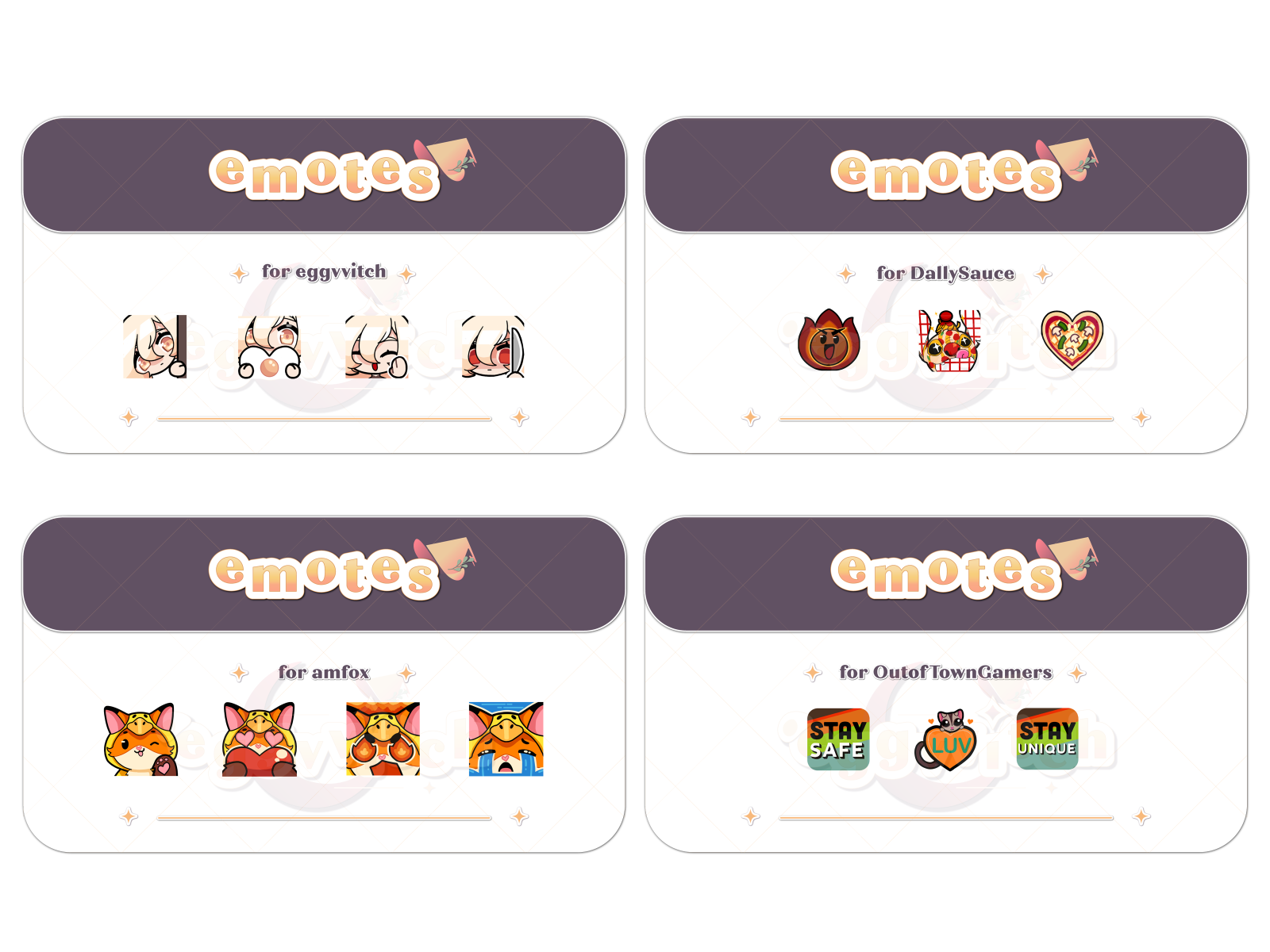 Emote Showcase by Megan Snoddy (eggvvitch) on Dribbble