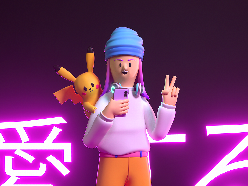 Geek Pikachu by VAGO on Dribbble