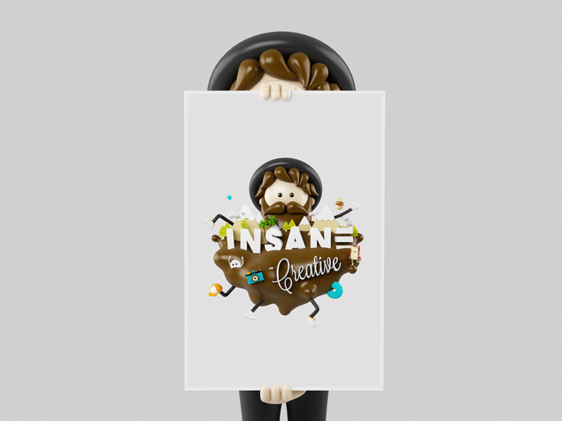 Insane Poster by VAGO on Dribbble