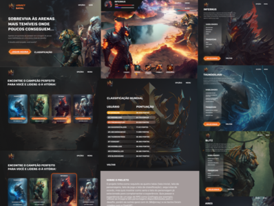 INTERFACE RPG GAME IA+UI by Ana Maria Almeida - UI Designer on Dribbble