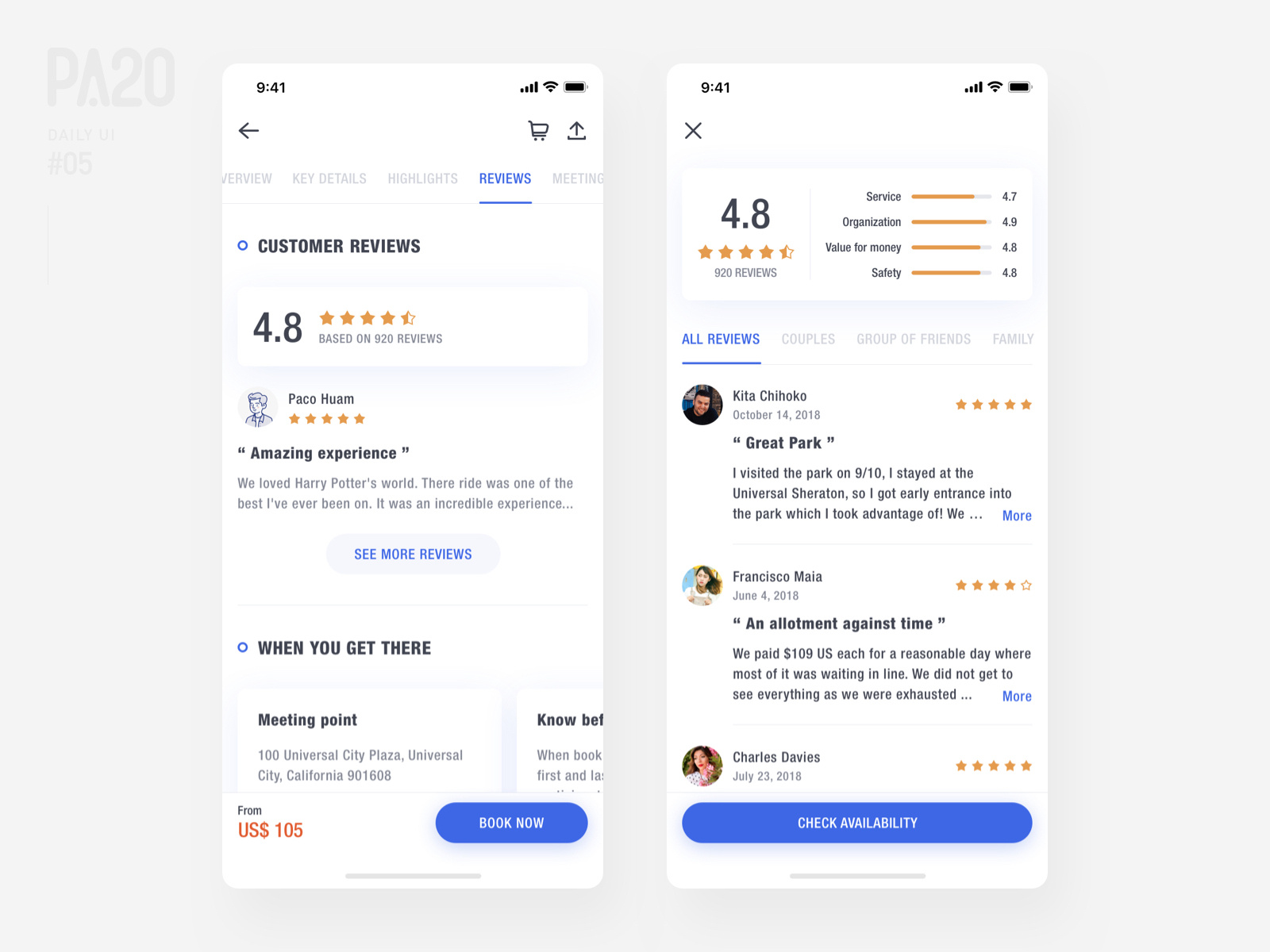 Daily UI #005 - Travel App by ℙ𝔸𝟚𝕆 on Dribbble